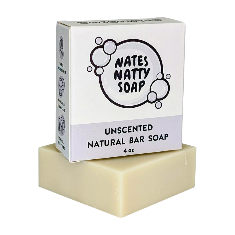 Nate's Natty - Natural Unscented Bar Soap, 4oz